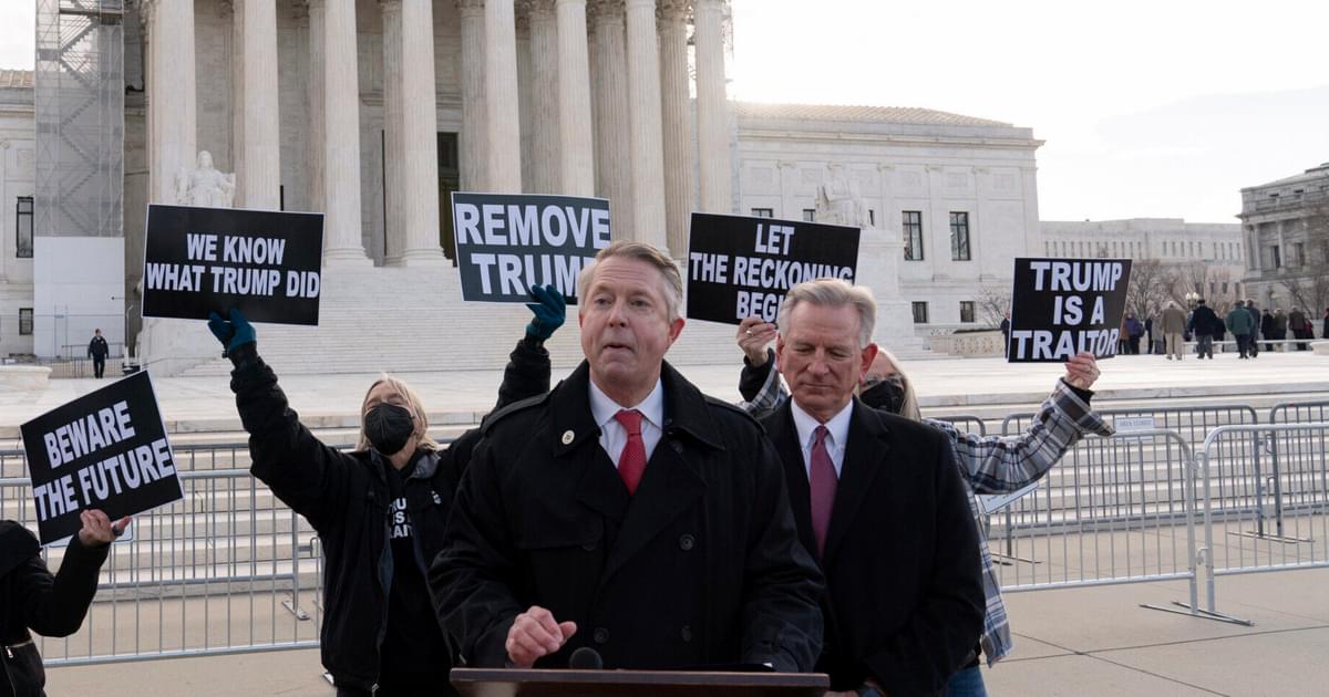 Tuberville decries Democrats' effort to bar Trump from 2024 ballot as ... Tuberville decries Democrats' effort to bar Trump from 2024 ballot as ...